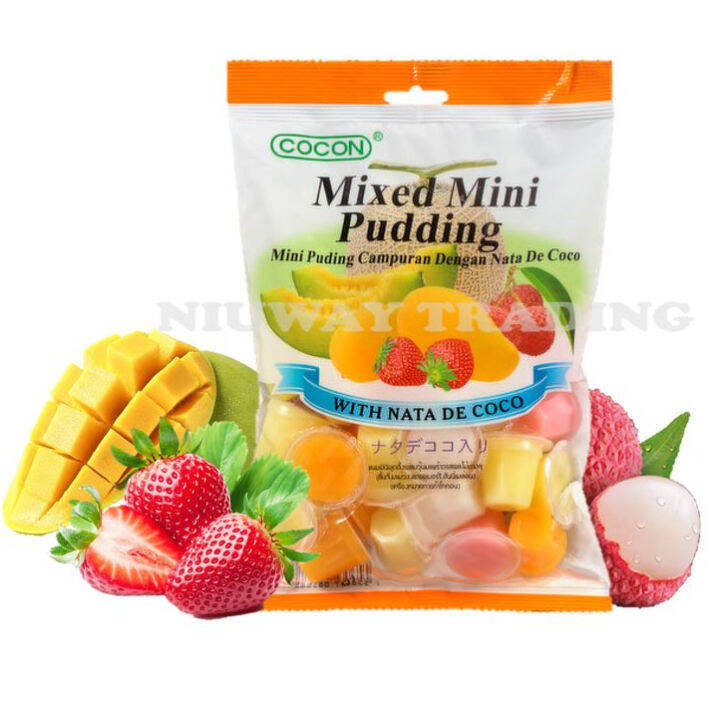 COCON PUDDING WITH NATA DE COCO MIXED 25CUP X 15G | Lazada