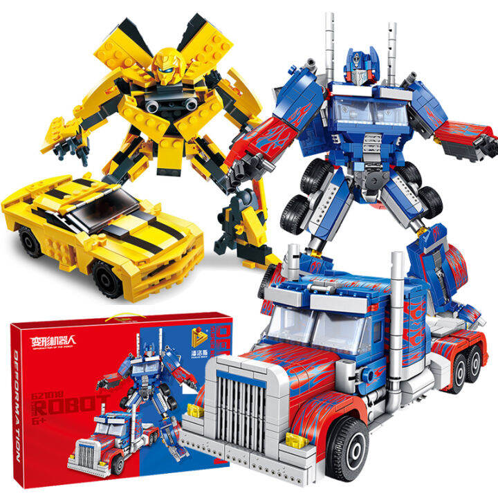 Lego transfiguration robot King Kong Optimus Prime Bumblebee Direct ...