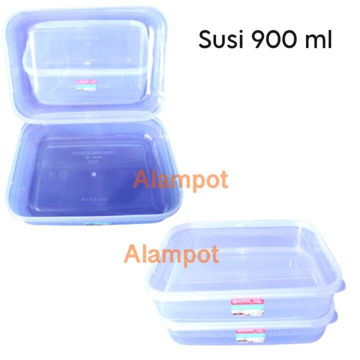 Toples Plastik Sealware SUSI 900 ml Bening Food Box Kotak Makanan ...