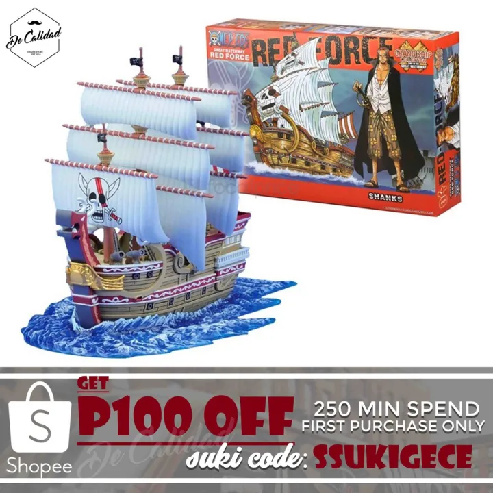 One Piece Red Force Shanks Ship Action Figure | Lazada PH