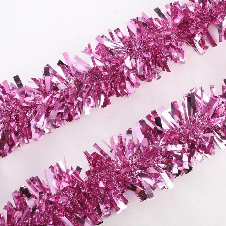 【A Fond Party】ปาร์ตี้เลเซอร์ดิ้นตกแต่งต้นคริสต์มาสพวงมาลัยแวว Foli แขวน ...