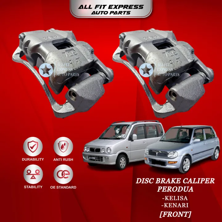 PERODUA KELISA , KENARI DISC BRAKE CALIPER FRONT (DEPAN) PRODUCT GENUINE QUALITY READY STOCK ...