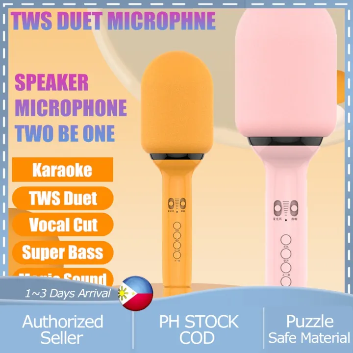 Ready Stock】 Original Bluetooth Speaker Wireless Microphone Handheld ...
