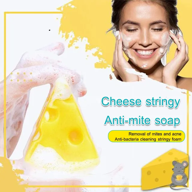 onlcicn Cheese soap stringy acne and mites removal soap | Lazada PH