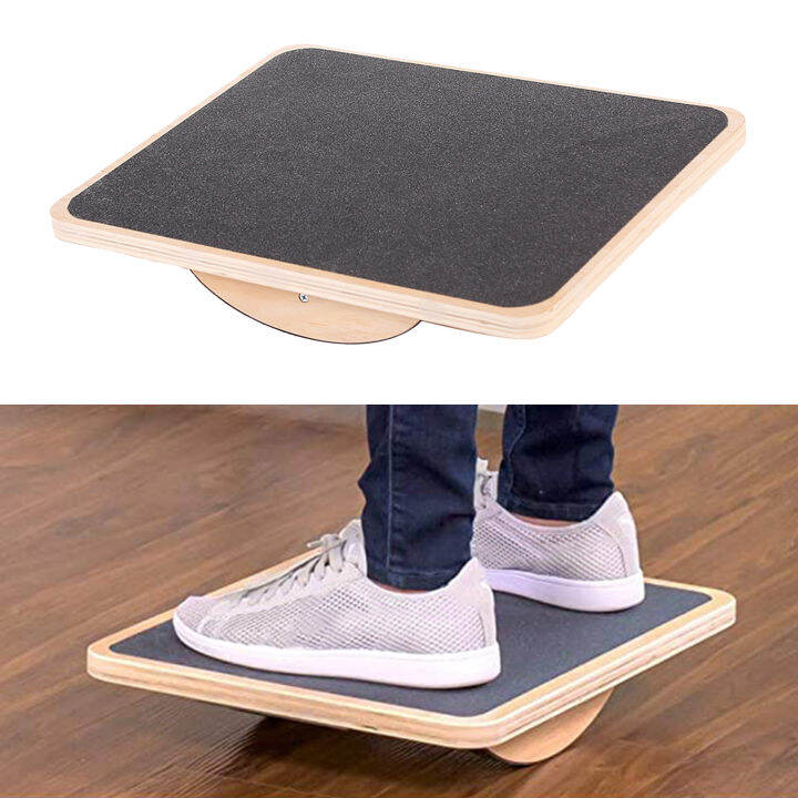 Loviver ไม้ Rocker Board Trainer สำหรับใต้โต๊ะฮอกกี้ฟิตเนส | Lazada.co.th