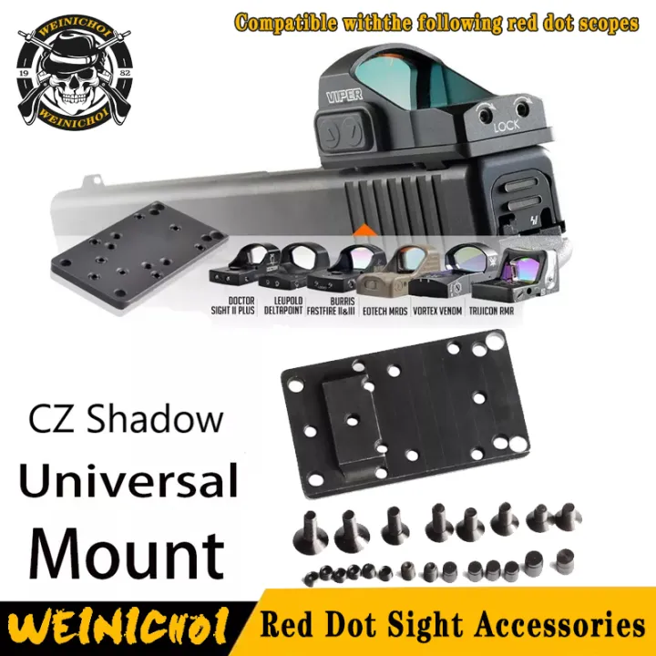 WNC Glock ด้านหลัง Sight แผ่นฐาน Mount Fit สำหรับ Glock 17 19 Rail ...