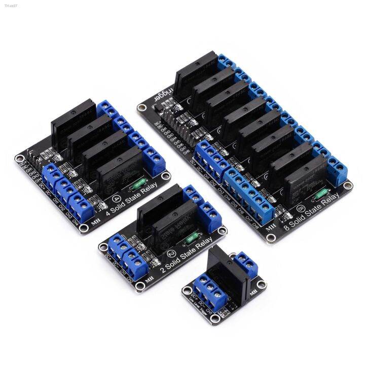 1 2 4 8 Channel 5V DC Relay Module Solid State Low Level SSR AVR DSP ...