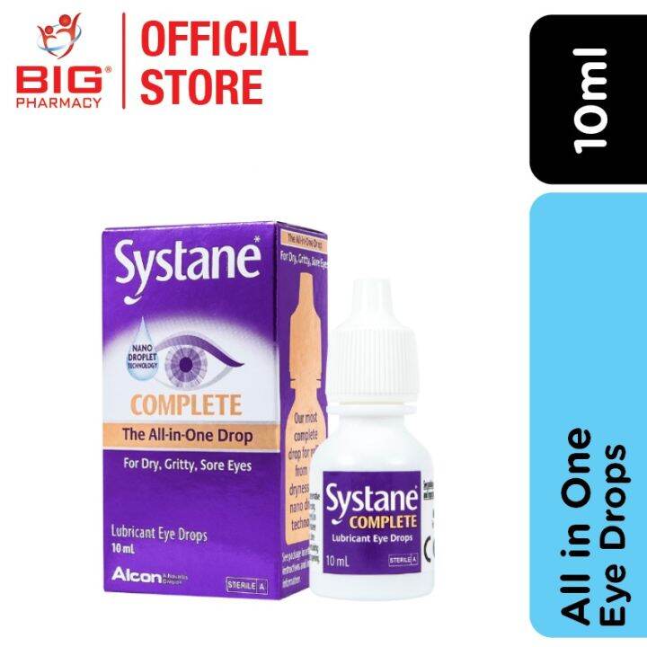 Alcon Systane Complete Lubricant Eye Drops 10ml | Lazada