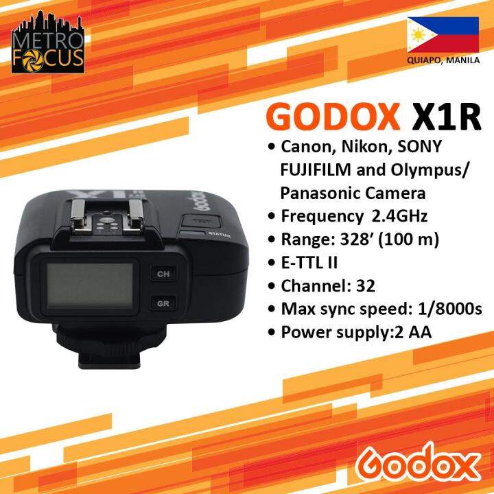 GODOX X1R Wireless Flash Trigger Receiver | Lazada PH