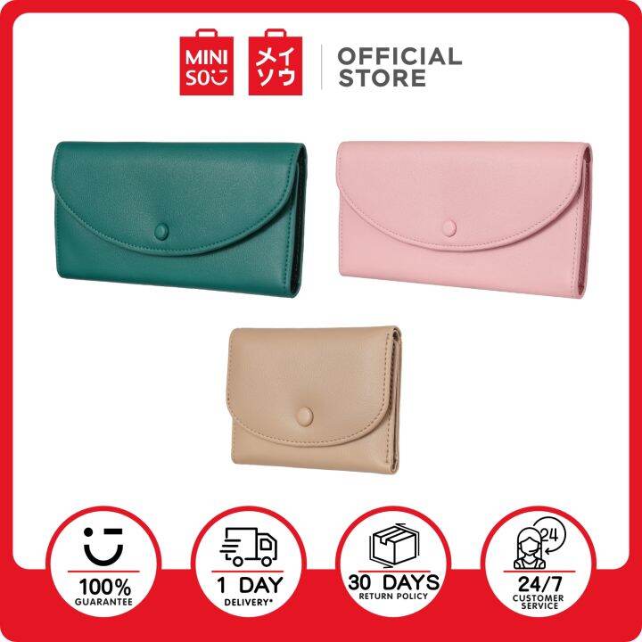 MINISO Simplistic European Style Folded Women Wallet | Lazada PH