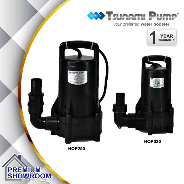 Tsunami HQP 250 / HQP 330 Submersible Pump | Lazada