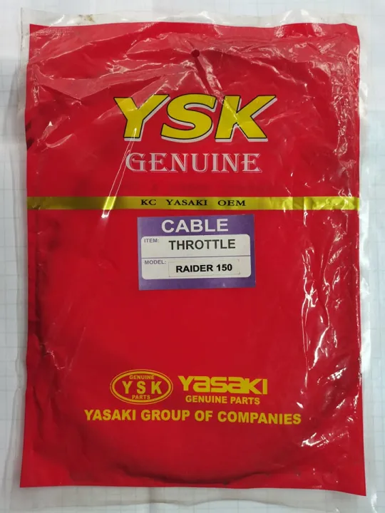 THROTTLE CABLE RAIDER 150 CARB V1 YSK BRAND | Lazada PH