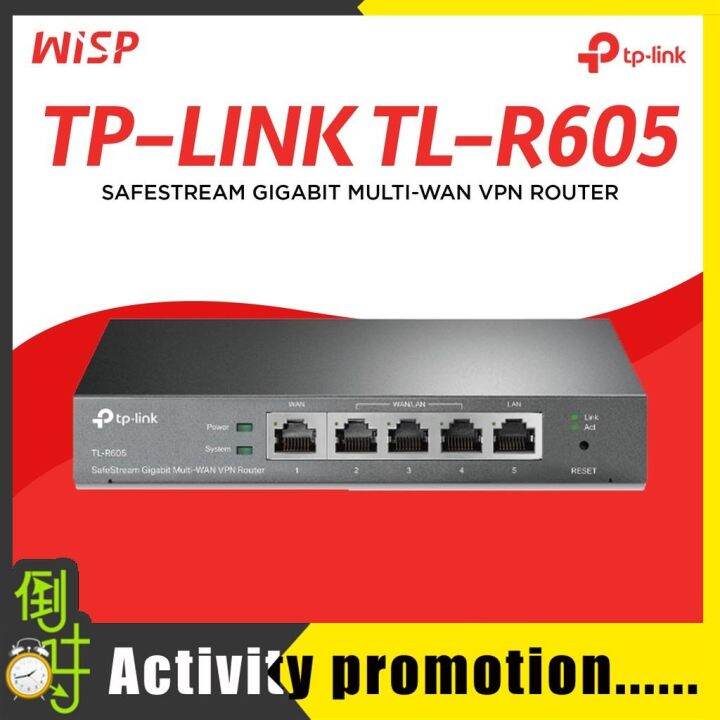 Tp-Link TL-ER605 SafeStream Gigabit Multi-WAN VPN Router | Lazada PH