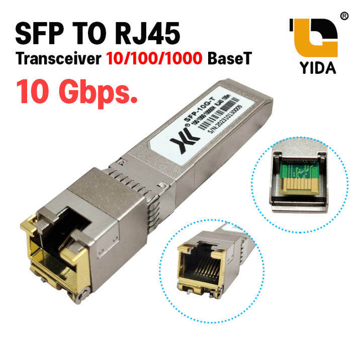 XLL 10G SFP To RJ45 Module Transceiver 10/100/1000 BasrT 100M. SFP ...