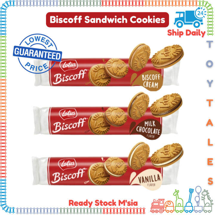 Lotus Biscoff Sandwich EXP DEC 2023 [ 150g ] (Made in Belgium) Milk ...