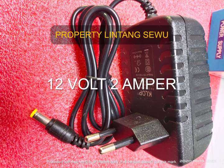 adaptor power supply 12 volt 2 amper adaptor cctv modem router 12 v 2 a ...