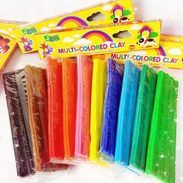 MULTI COLORED CLAY BAR 12pcsiVF | Lazada PH