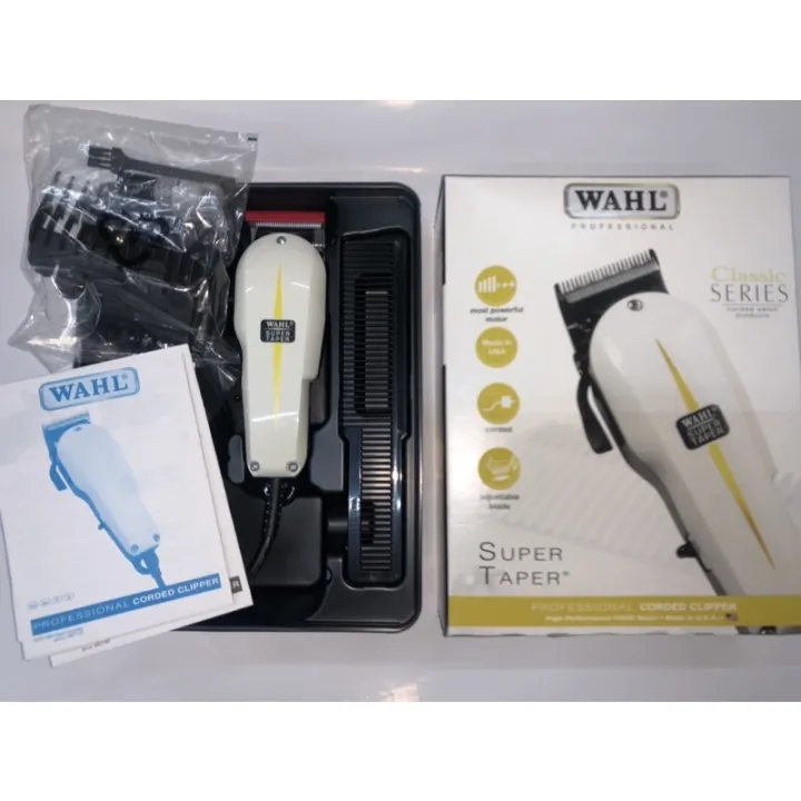 razor Wahl super taper hair clipper professional hair tool razor barber ...