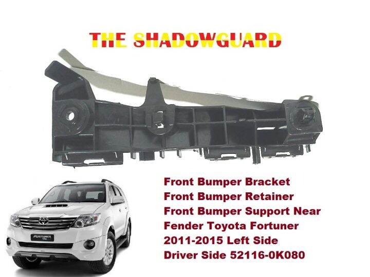 Front Bumper Bracket Near Fender Toyota Fortuner 2011-2015 Left Side ...