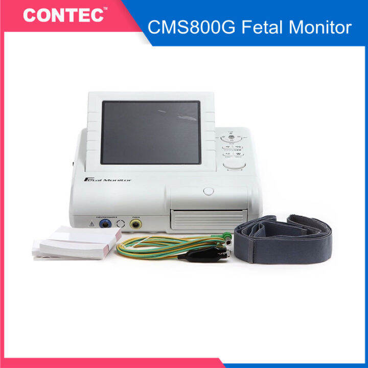 CONTEC CMS800G Fetal Monitor real-time acquire FHR,TOCO,FMOV color LCD ...
