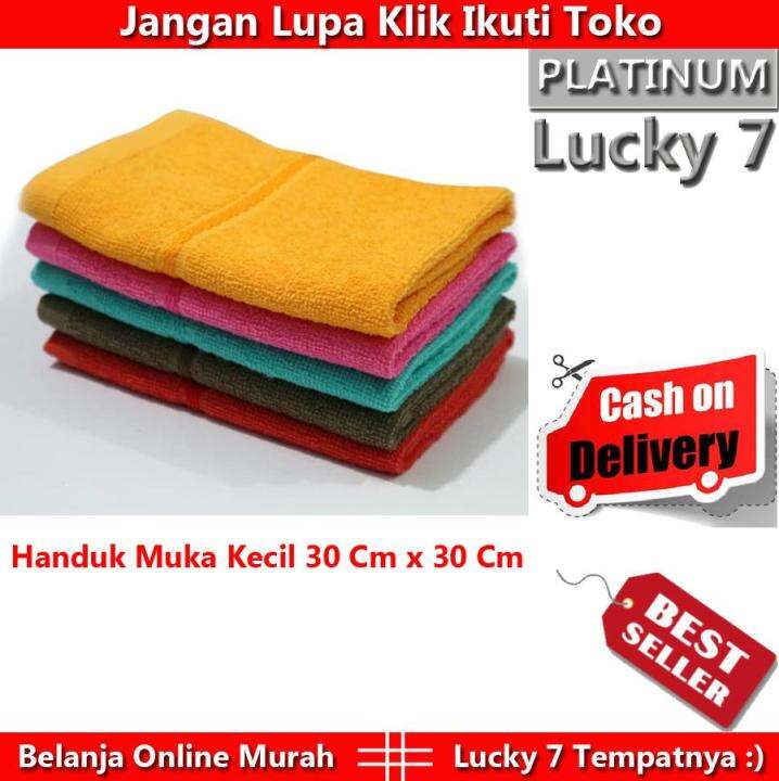 [BUY 1 GET 1 FREE] Handuk Muka Kecil Ukuran 30 Cm x 30 Cm Bahan Lembut ...