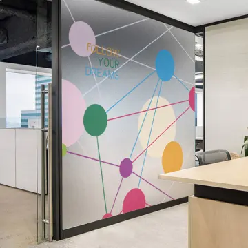 Office Glass Sticker Design