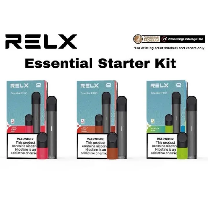 Authentic RELX ESSENTIAL Device kit w/pod | Original Brand New Sealed ...