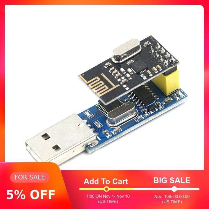 New CH340T USB to Serial Port Adapter Board 2.4G NRF24L01 Wireless ...