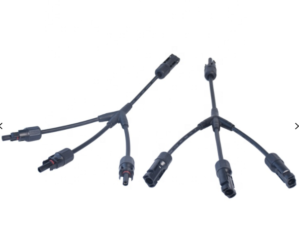 MC4 connector Y Branch 3 WAY PLUG parallel connector 3 to 1 solar ...