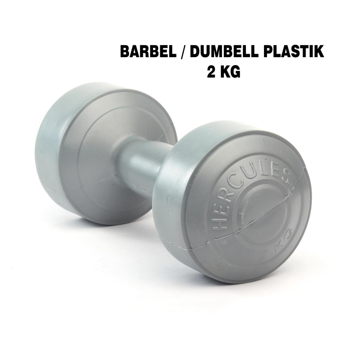 Barbel Dumbbell Plastik 2kg 2 kg Abu - Abu High Quality | Lazada Indonesia