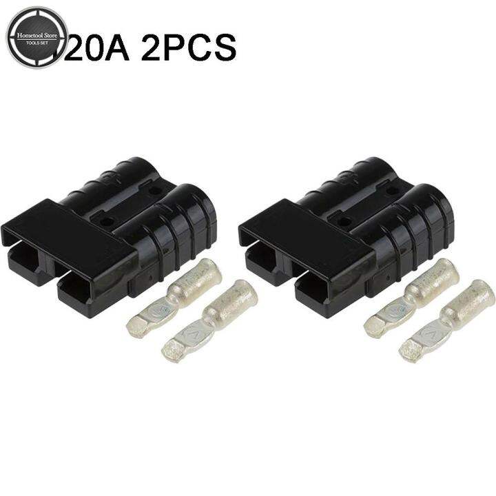 HOMETOOL 2 Sets For Anderson Plug Cable Terminal Forklift Battery Power ...