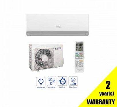 RAC-AJ10PCASM HITACHI 1.0HP NON-INVERTER R32 AIR CONDITIONING | Lazada