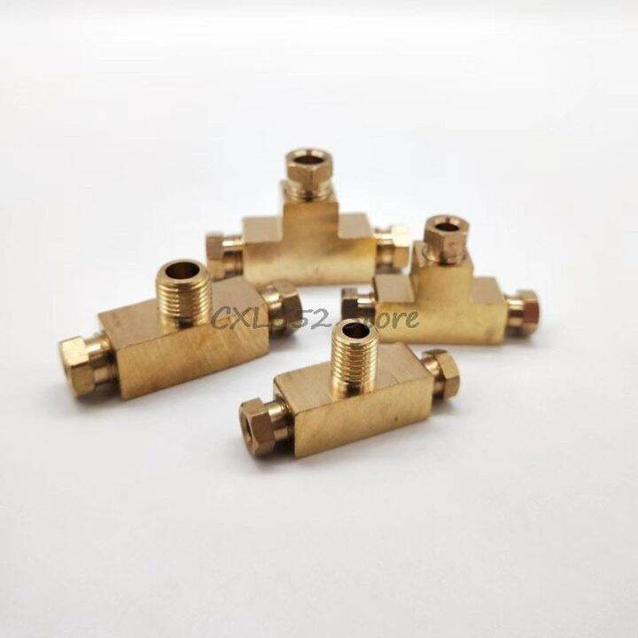 1Pc M8 M10 1/8 quot; Male Female Thread T type 3 Tee Nylon Tubing ...