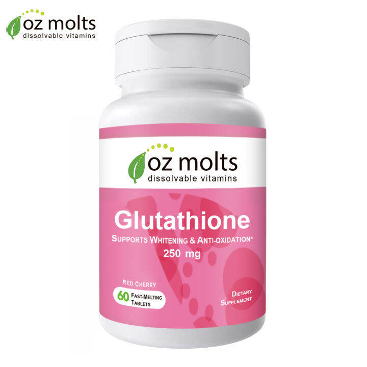 Ozmolts Glutathione Whitening Chewables Skin Antioxidant Anti-Aging ...