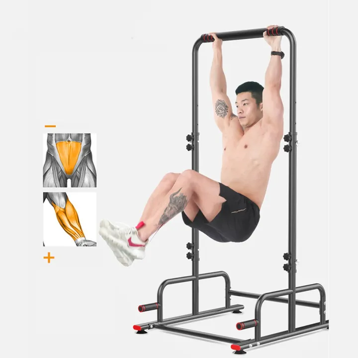 Pull Up Tower Workout Station with Big Stibilizers single-bar parallel ...