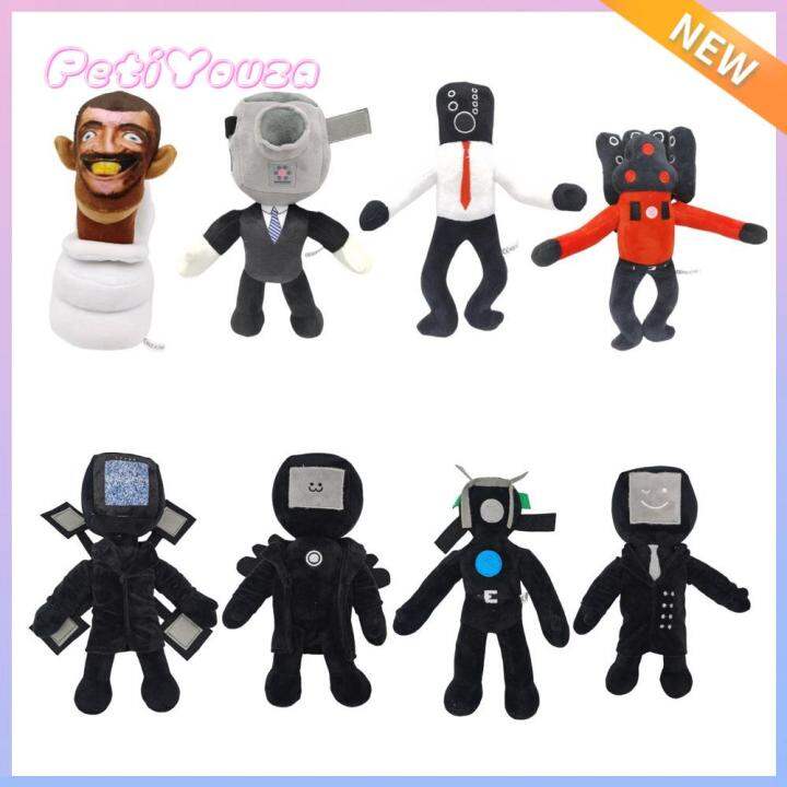 PETIYOUZA TV Man Man Plush Toy Toilet Man Cartoon Doll Skibidi Toilet ...