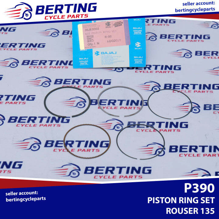 PISTON RING SET Rouser 135 Genuine 36JE0002 | Lazada PH