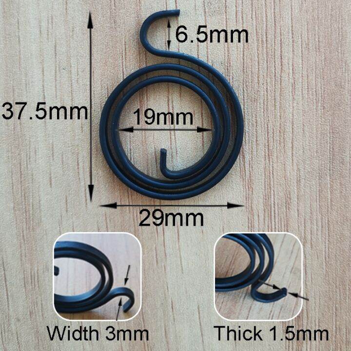 Flat Coil Springs For Door Handles 2.5 Turns Internal Replacement ...