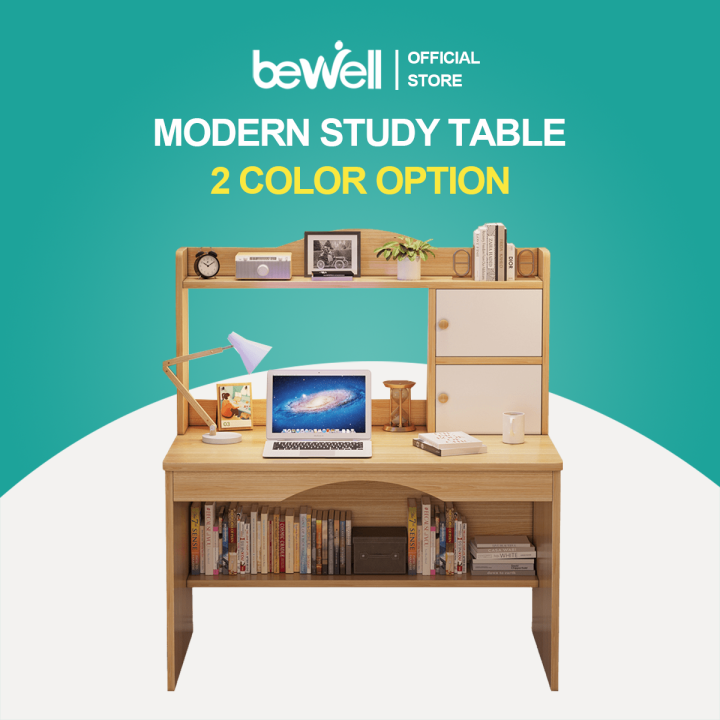 Bewell Computer Desk Study Table Home Writing Office Bedroom Desk with ...