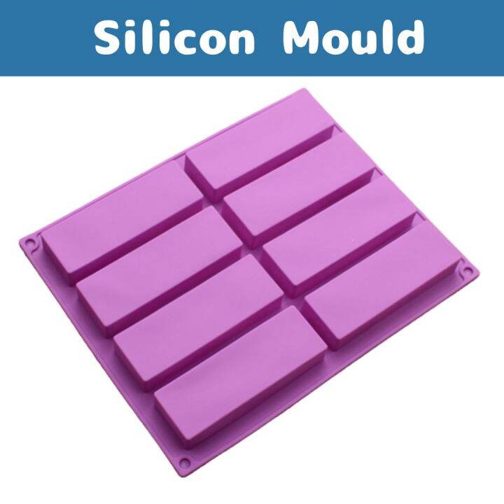 8 Cavity Rectangle Silicone Mould | Lazada