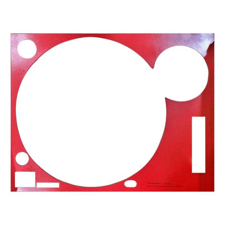 Technics Red Face Plate For SL-1200 MKII (New) | Lazada.co.th