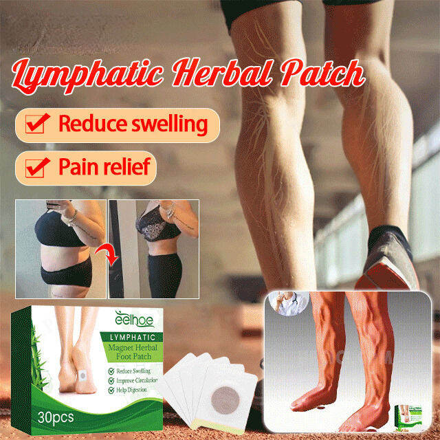 W Herbal Patch for Lymphatic Support Reduces Swollen Lymph Nodes in Ear ...