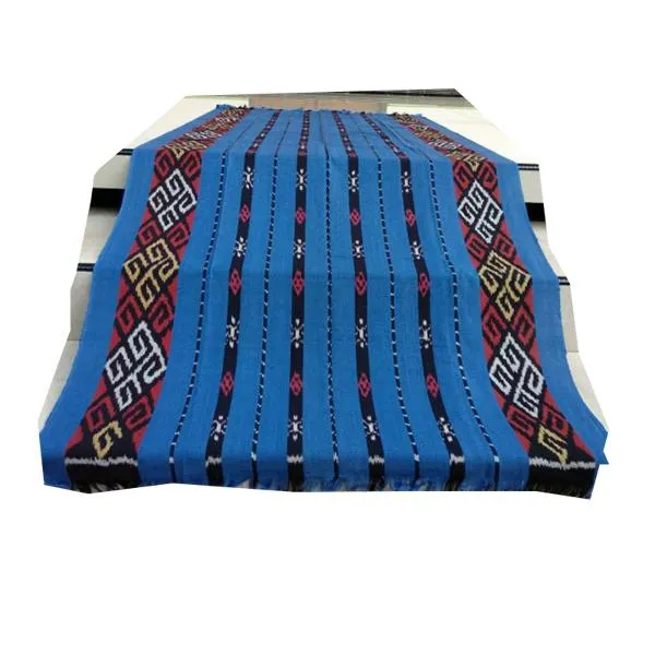 Kain Tenun Toraja Warna Biru Tua Modern Salur | Lazada Indonesia