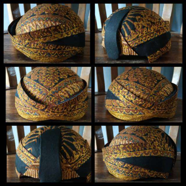 ikat kepala sunda blangkon pria / ikat kepala sunda tradisional / Motif ...