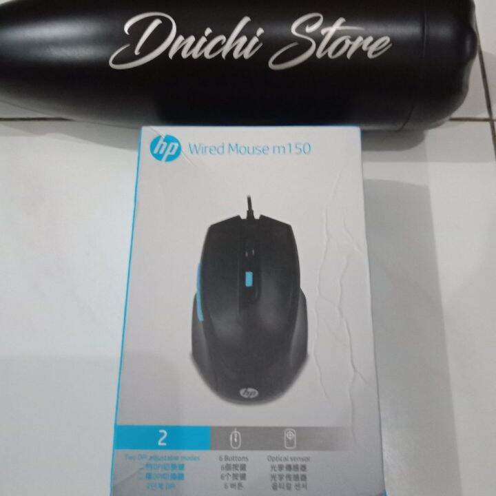 HP Gaming Mouse Wired M 150 M-150 M150 Black 1600 dpi | Lazada Indonesia
