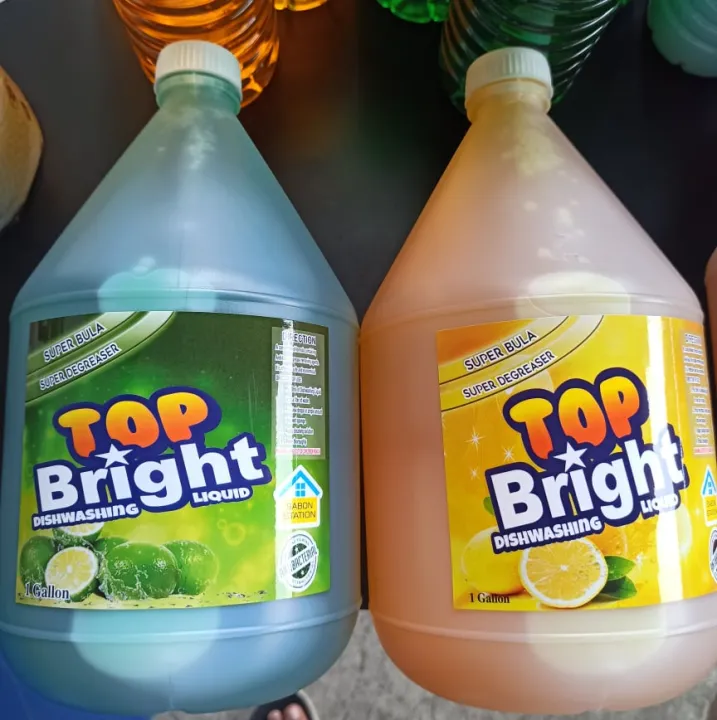 TOP BRIGHT Dishwashing Liquid 1 GALON | Lazada PH