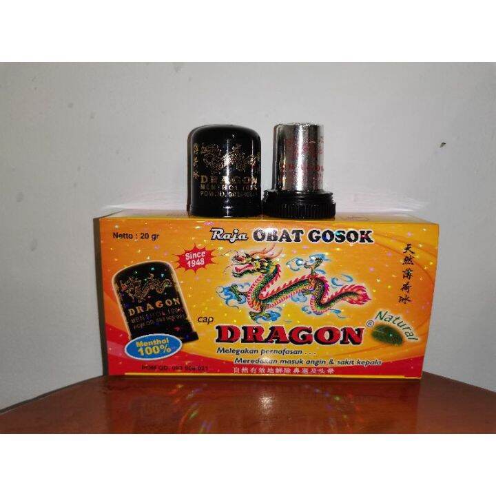 menthol crystal cone 100% dragon inhaler balsem mentol besar 20 gr ...
