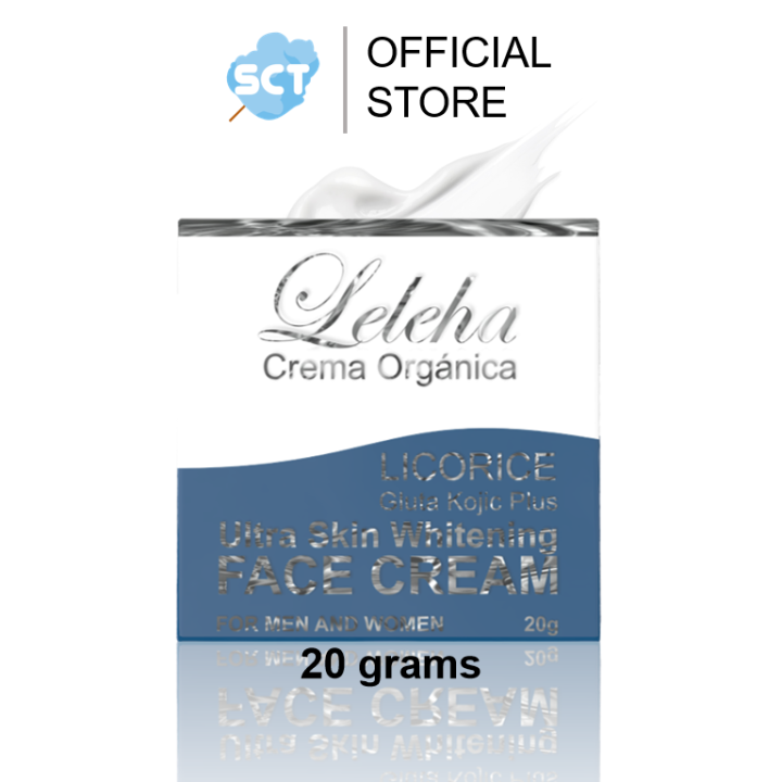Leleha Crema Organica; 1-Piece x 20 grams; Licorice Gluta Kojic Plus ...