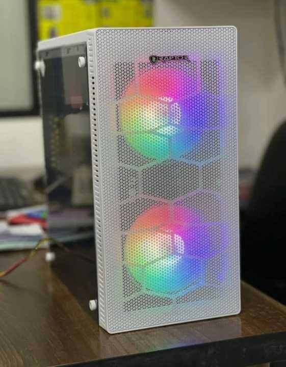 Casing PC Gaming PowerUp Raptor PowerMax 700 Include 2 Fan Case RGB PSU ...