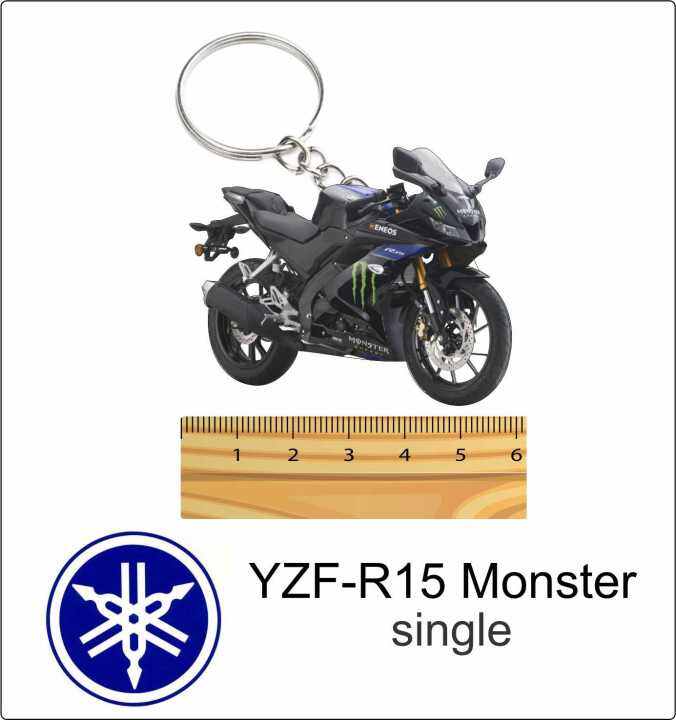 yamaha yzf-r15 monster yzf r15 monster keychain 2d | Lazada